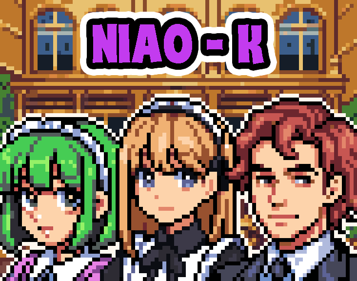 Pixel art / Pixel Art sprite Housemaid RPG Visual Novel by Niao_K