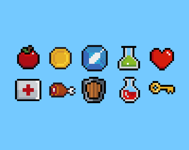 FREE Assorted Animated Pixel Art Game Assets 16x16 by Joyofgaming