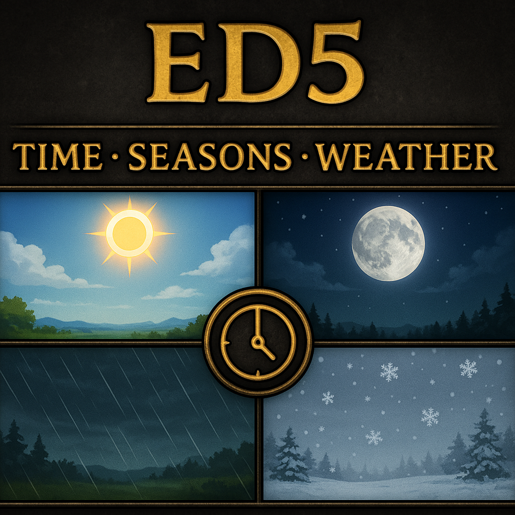 ED5 Time Seasons & Weather System (TSW) by ChigooX