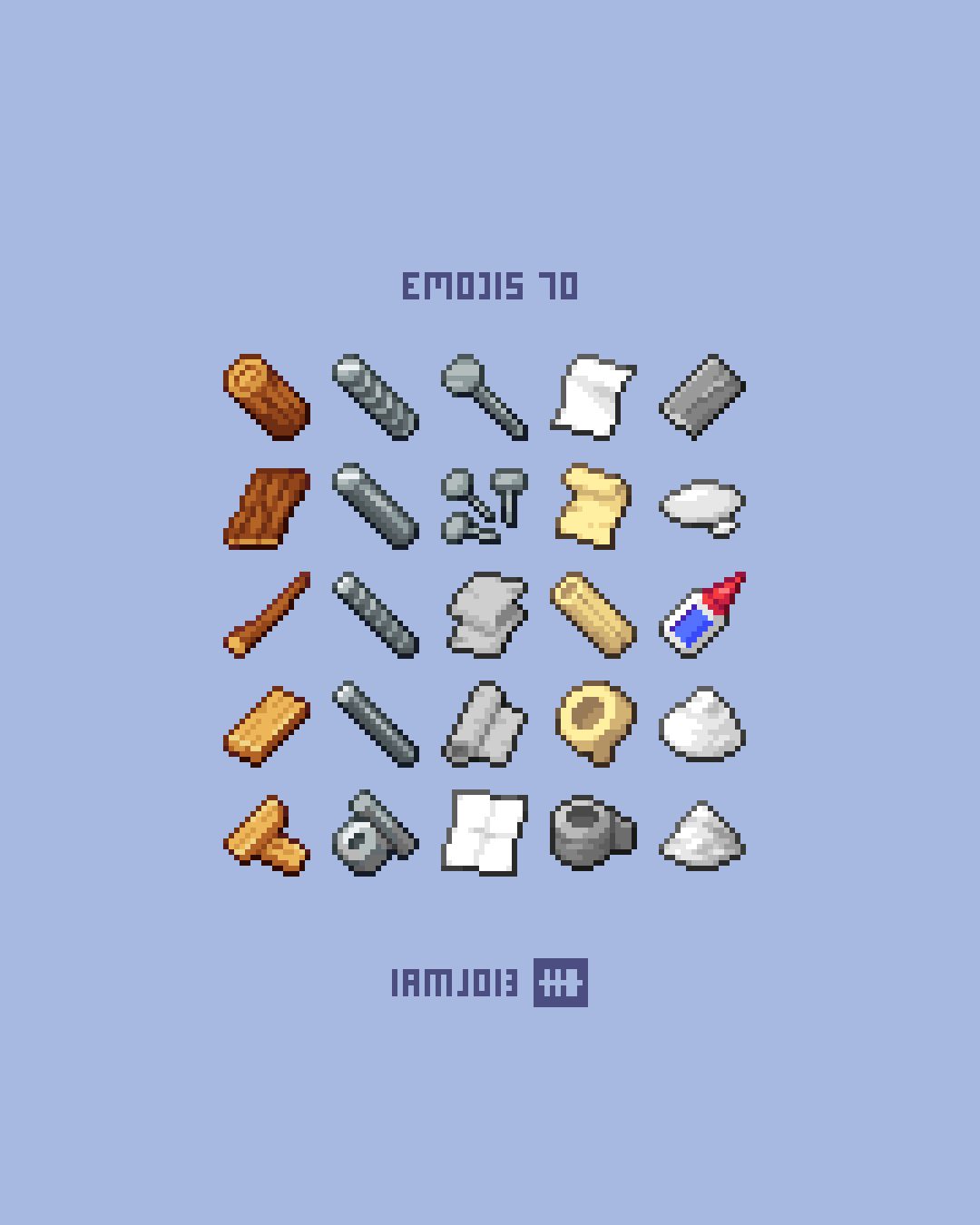 Extra emojis/icon added - JOI3's Pixel Art Emojis, Icons and Items by JOI3