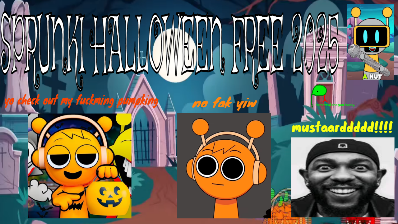Sprunki Halloween Free 2025 by YashuYahYeet