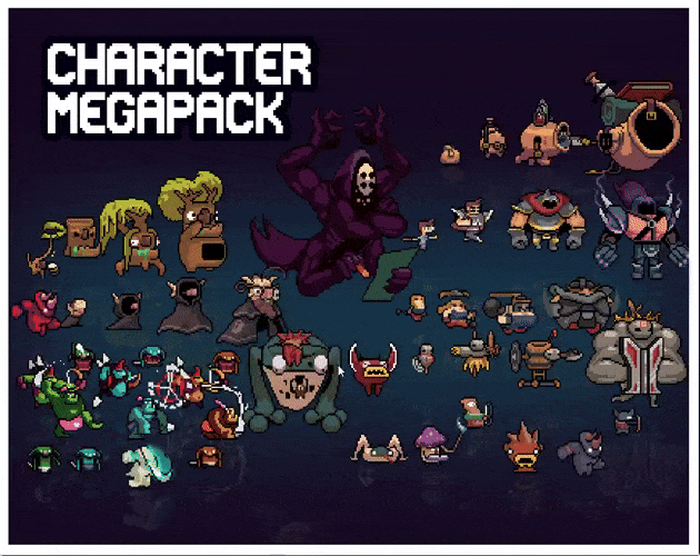 CHARACTER MEGAPACK by overboy