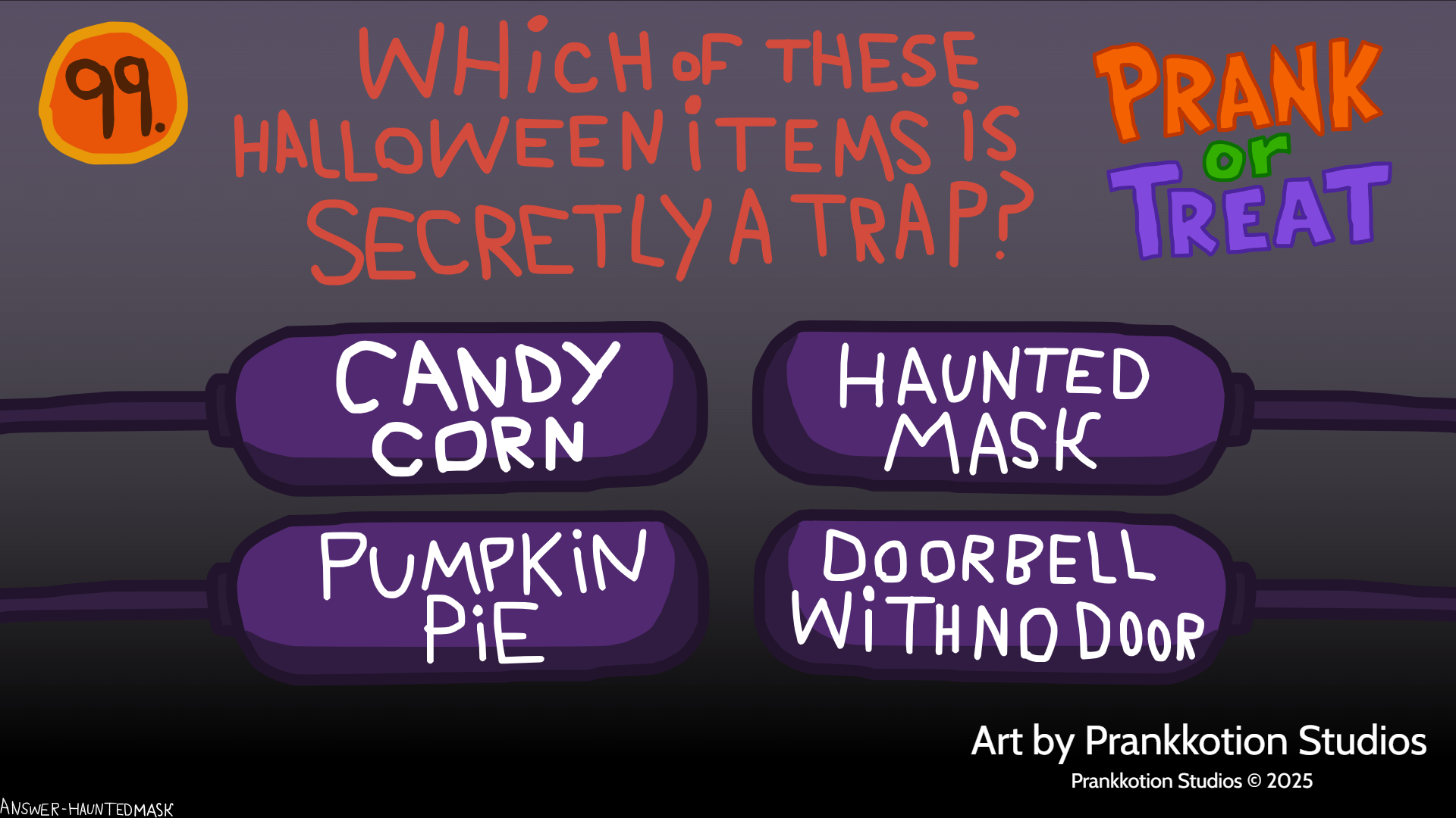 Prank or Treat: The Improbable Halloween Trap Quiz by Prankkotion Studios
