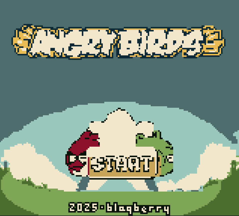 Angry Birds - Gameboy Edition by Aki