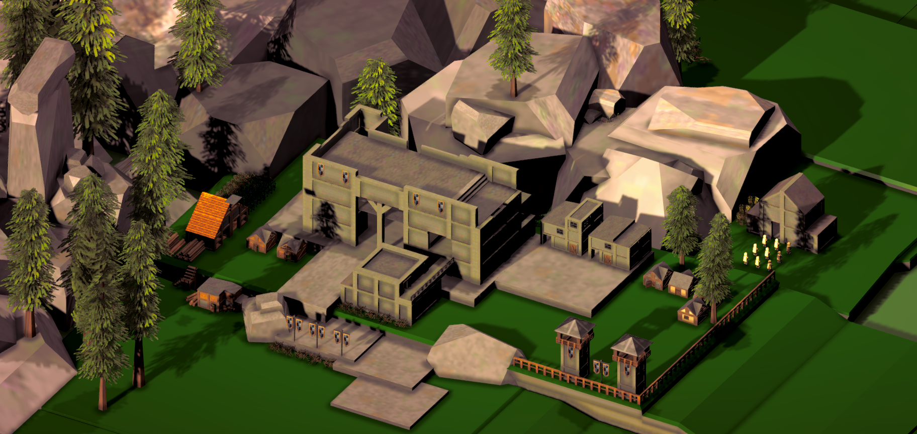 Medieval Inspired Modular Low Poly Prop Pack by TweakedStudios
