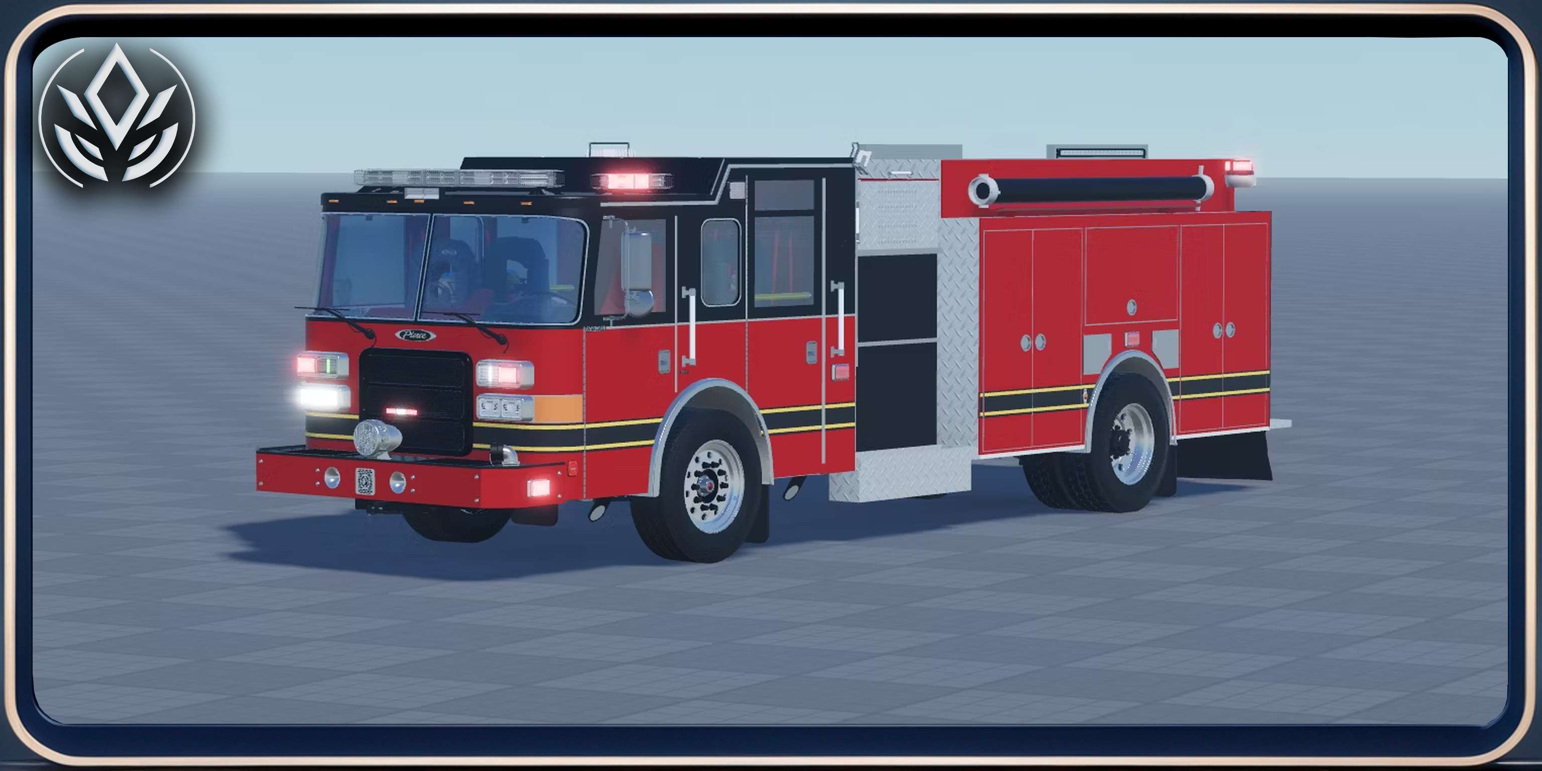 2007 Pierce Enforcer - Roblox Fire Engine by Ryvion Studios