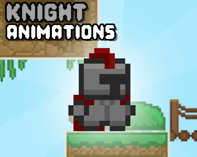 Knight 16x16 Platformer Character Sprite Sheet by ThePixelGame