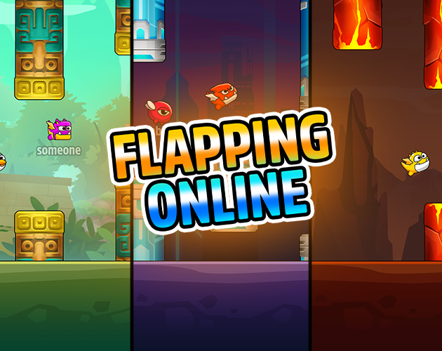 Flappy Bird Game Assets Pack – 35 Birds & 8 Backgrounds by Clark Art