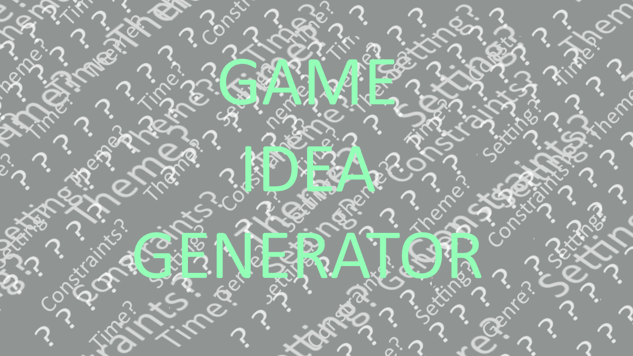 Game Idea Generator by nrgs