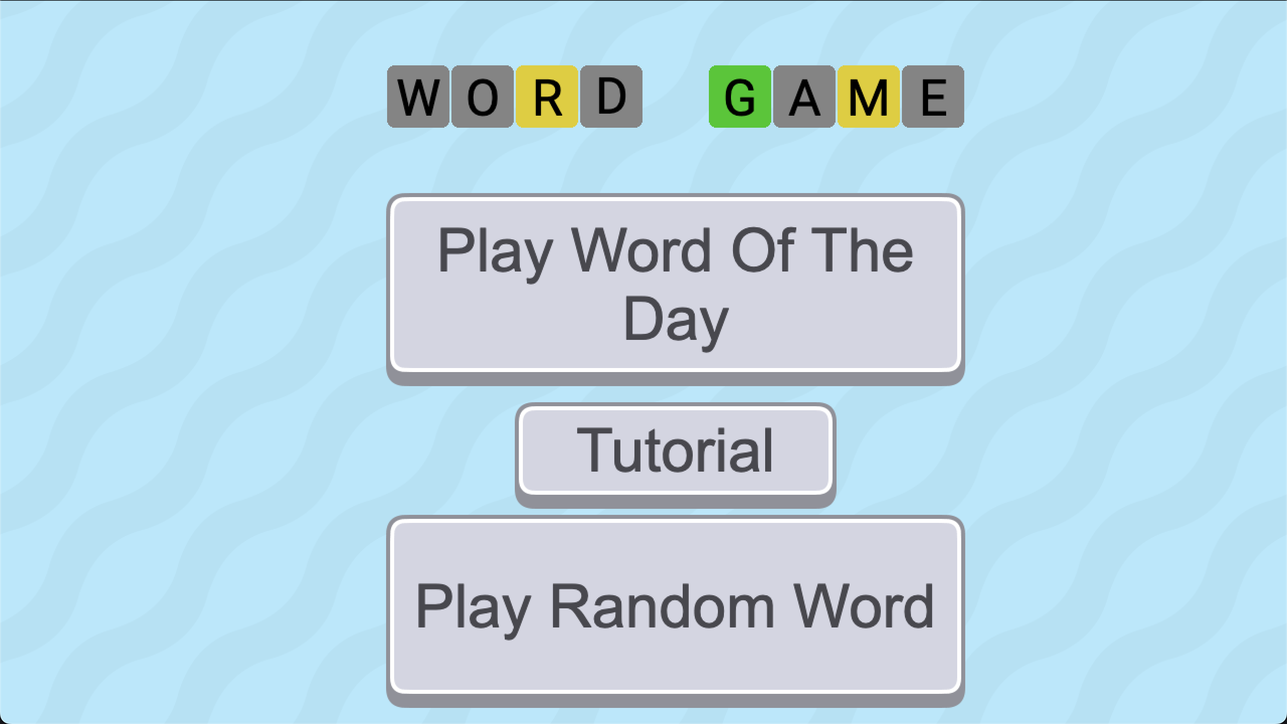 Word Game GDevelop Template by SnowyRawrGamer