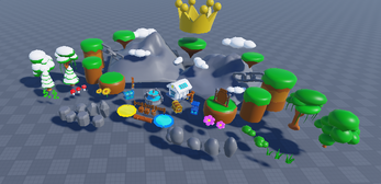 Low Polly Asset Pack 1 by danqz_games