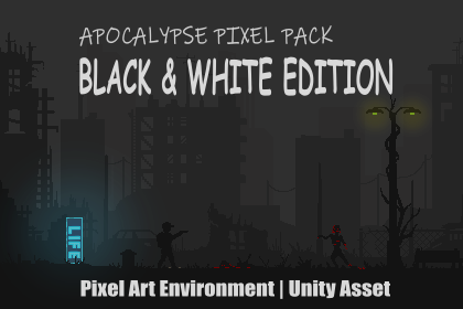 Apocalypse Pixel Pack – Black & White Edition by BSGameStudio