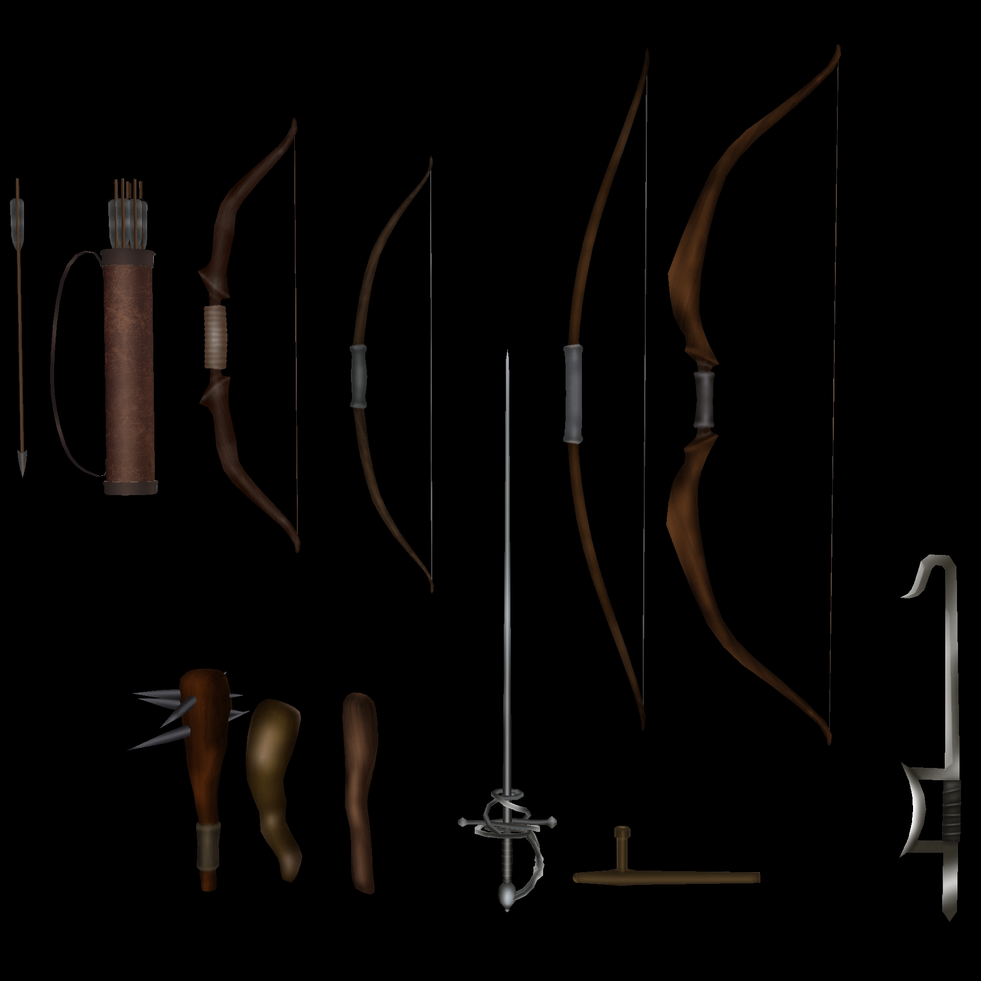 Melee Weapons Pack 7 by romilton11