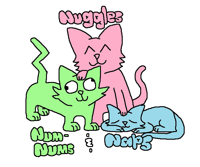 Nuggles, Num-Nums, & Naps by Cosmic Crow Creations