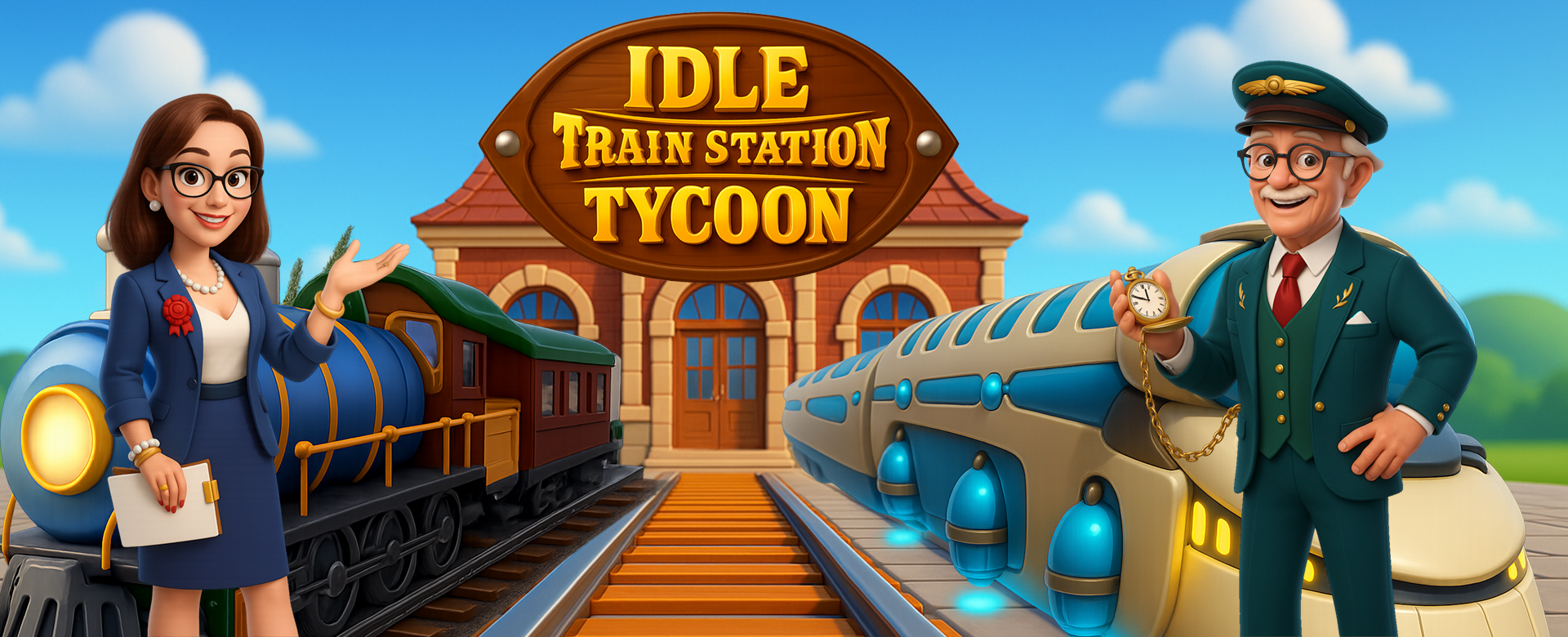 Idle Train Station Tycoon by Ivan Makarevich