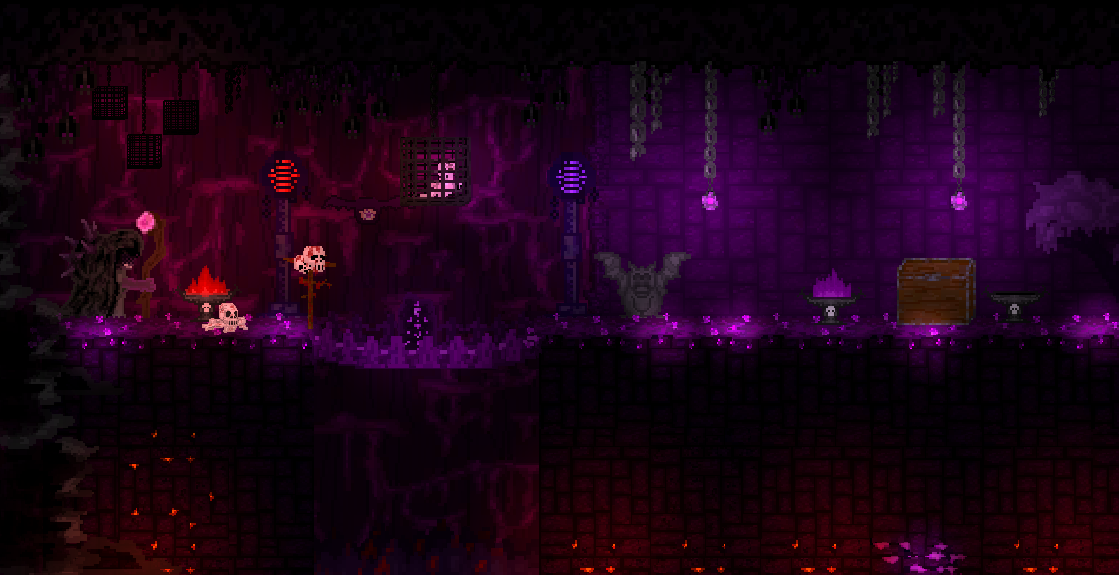 Dark Cave 2D asset pack by Patte