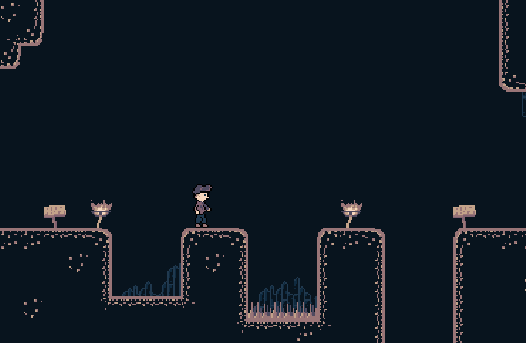 Free Cave Tileset and Other Sprites by Bennett Johnson