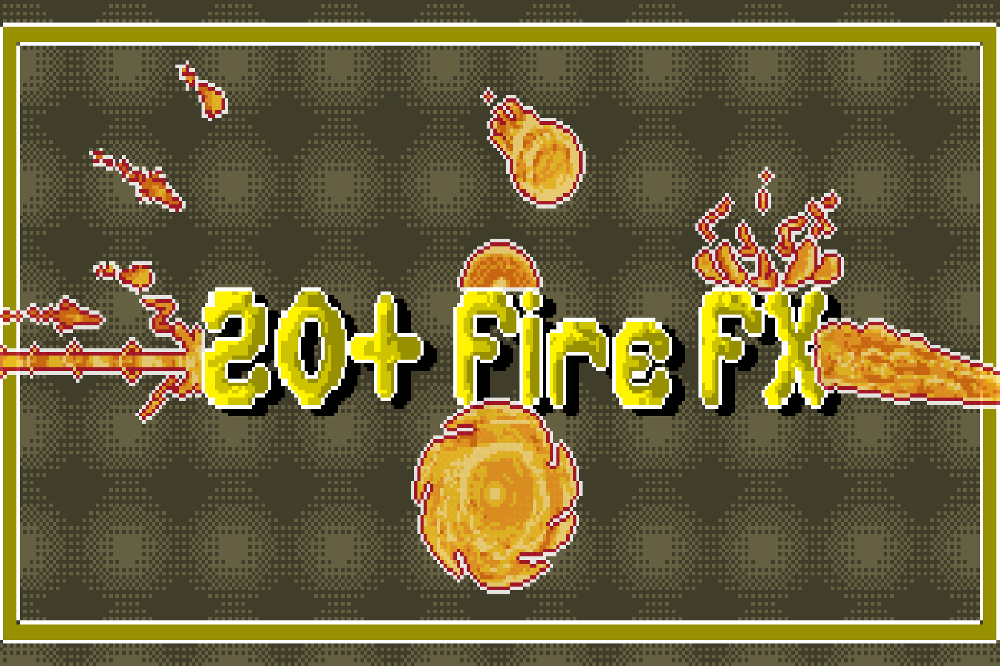 RPG Essentials-Pixel Fire 2D VFX by Pegasus Studios