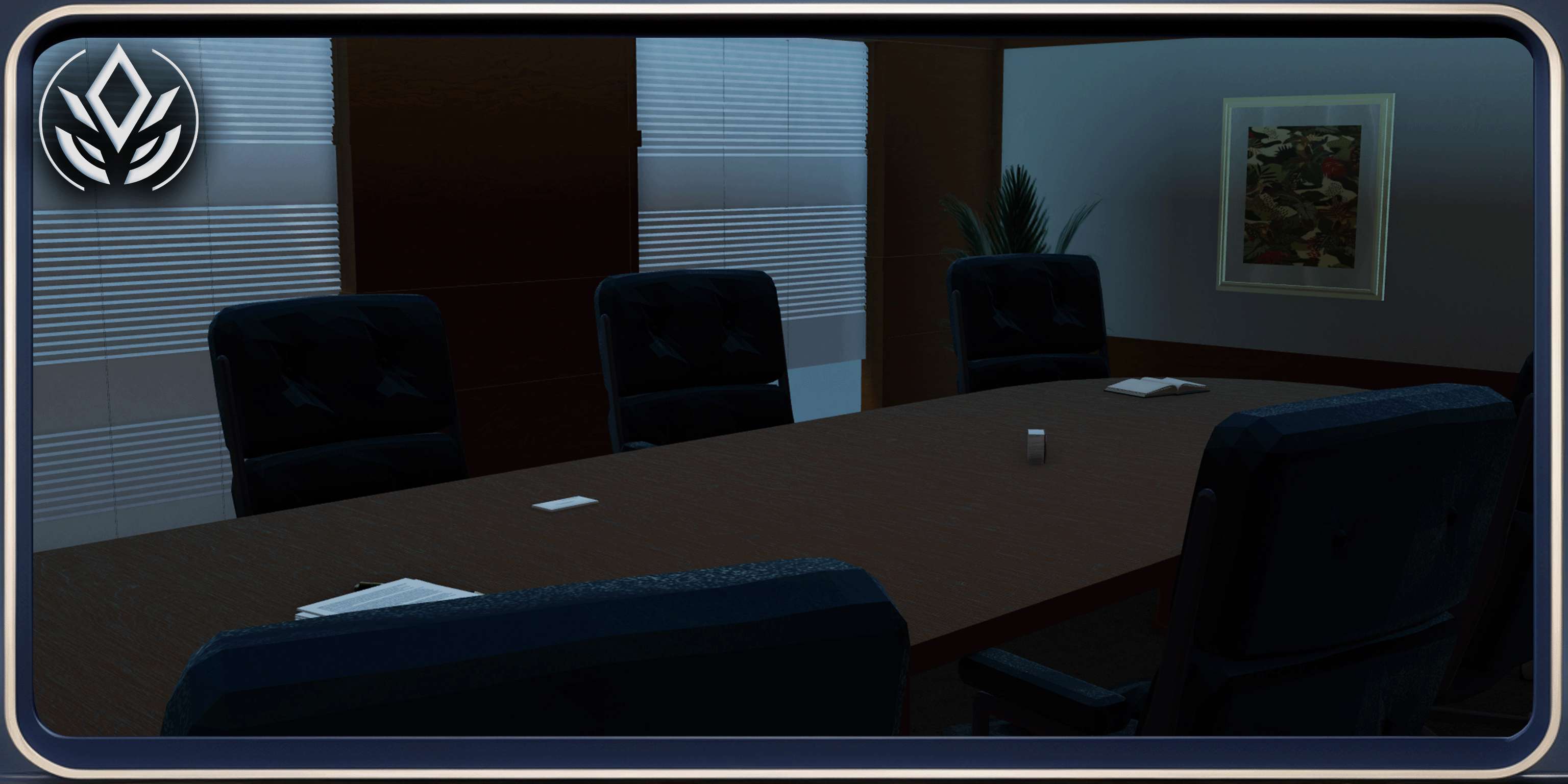 American Psycho Office by Ryvion Studios