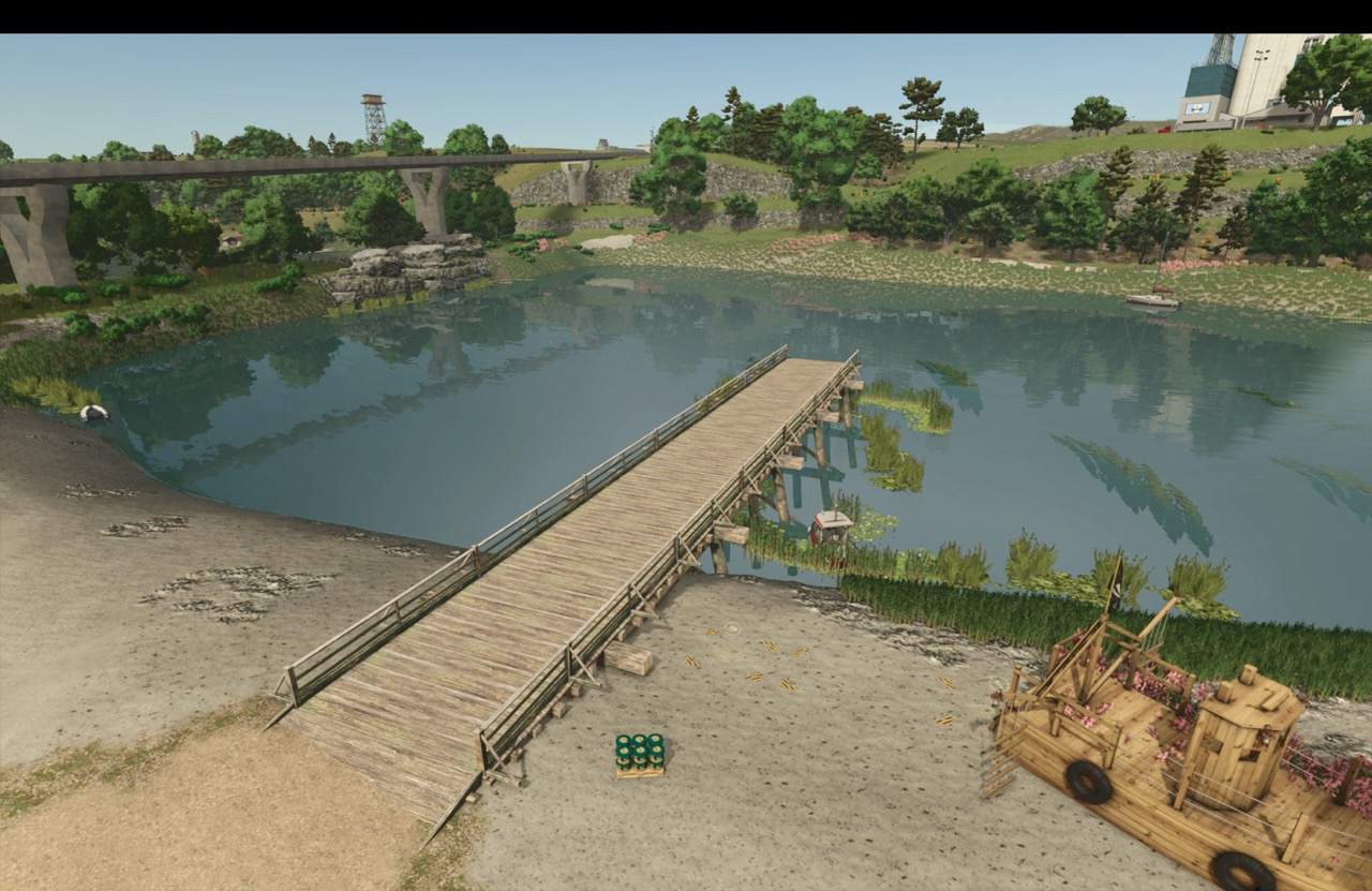 FS25 - Fishing Pond Trigger by Jinkou89