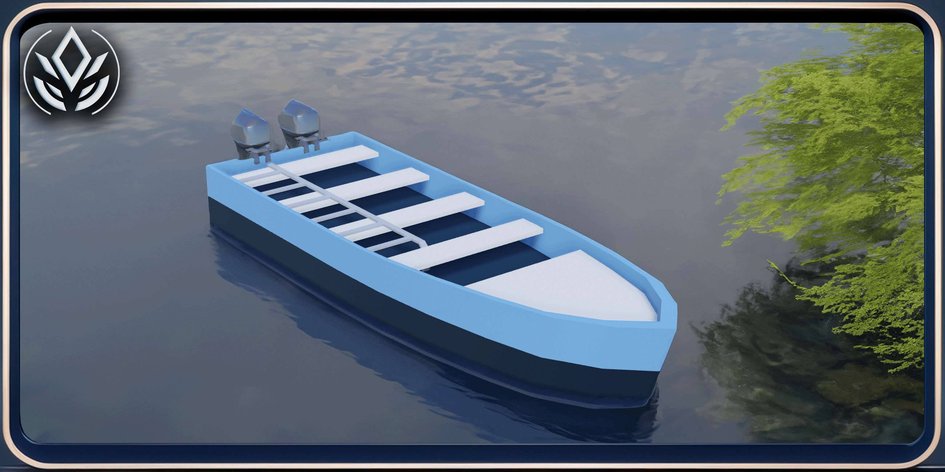 Skiff Roblox Boat by Ryvion Studios