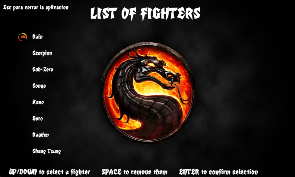 Menu Mortal Kombat by PalitaGaming