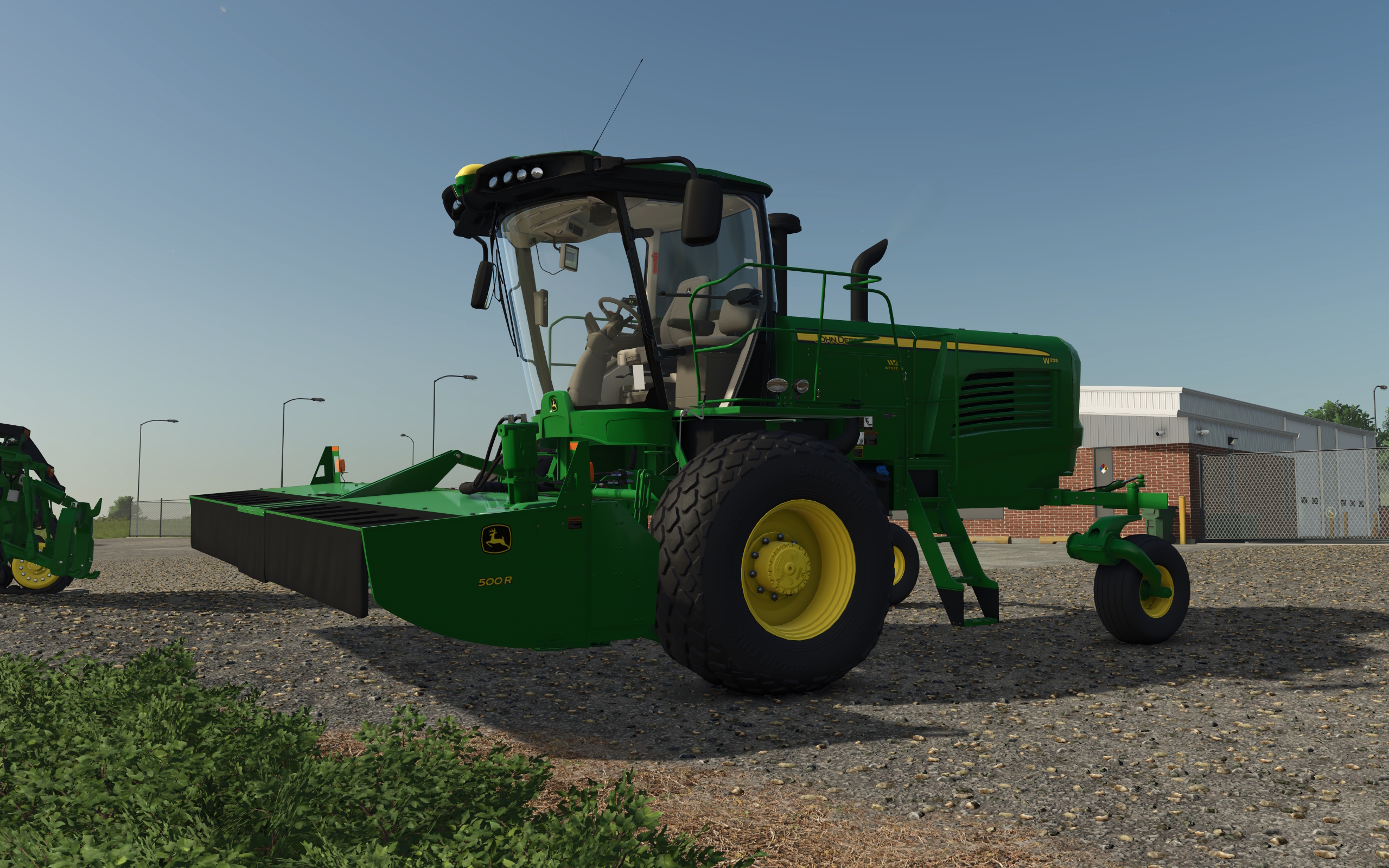 FS25 2020 John Deere W235 and W260 Swather by Green Acres Modding