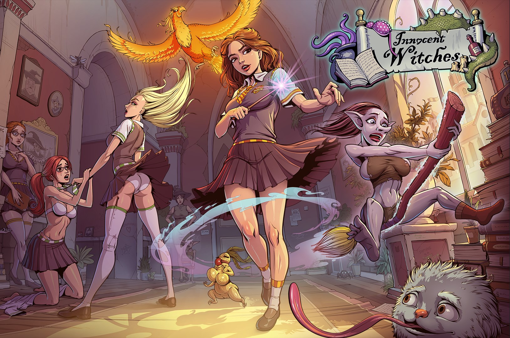 Innocent Witches - Cross Promo - (Adult) ShoSakyu: The Succubus I Summoned is a Noob!? by AshyNyuu