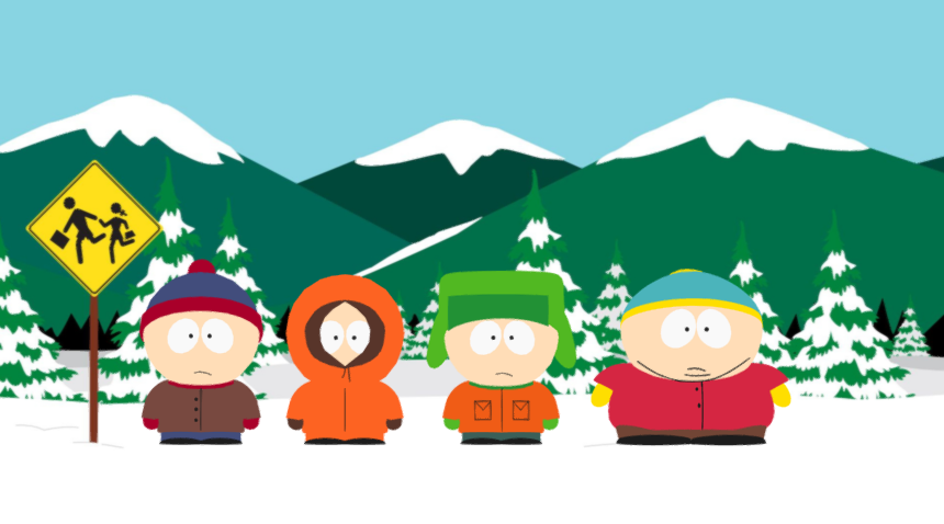 South Park - Kenny, Stan, Eric and Kyle by Yugengen