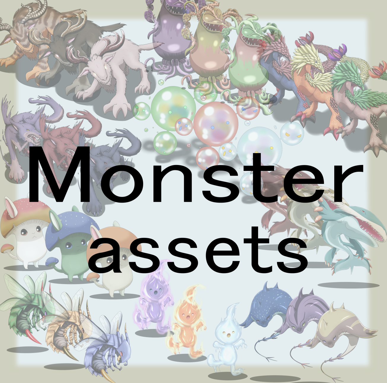 04_Fantasy Monster Bundle Vol.04 by miraeru