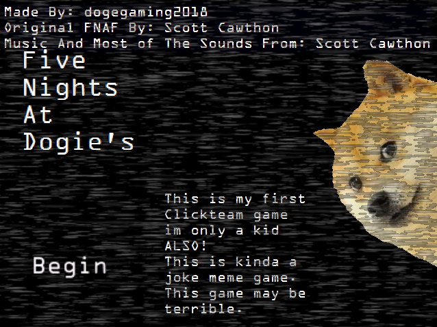 Five Nights At Dogie's Menu Demo by barkbyteofficial