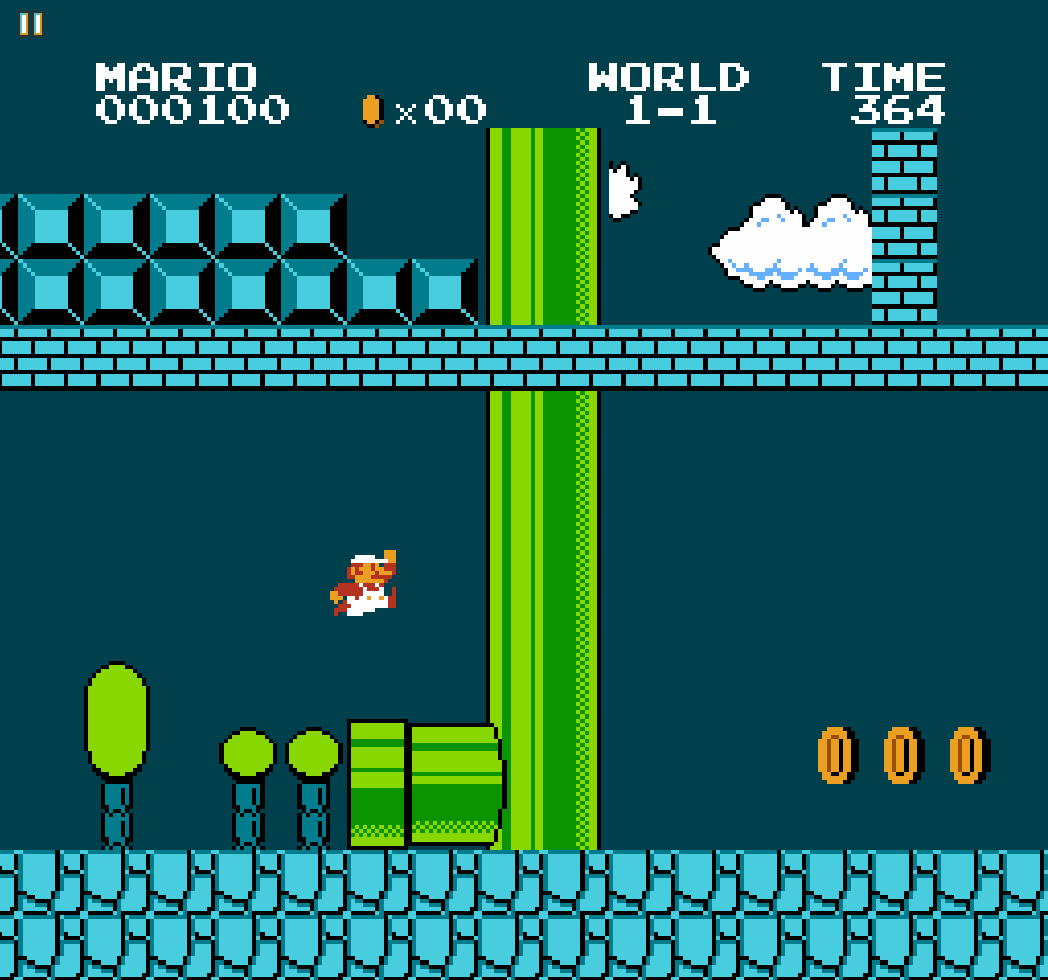 Super Mario Bros. Glitch Zero by JacobIsHere