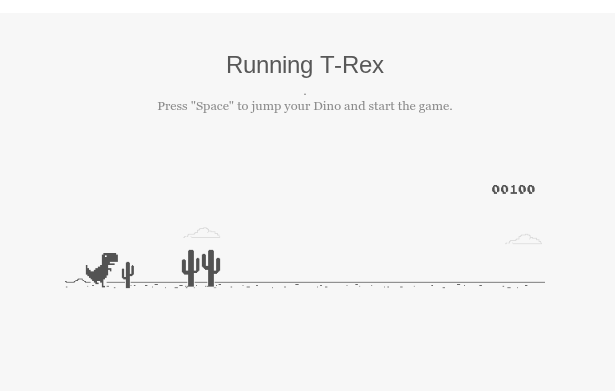 Offline T-Rex Game by MrGuy987