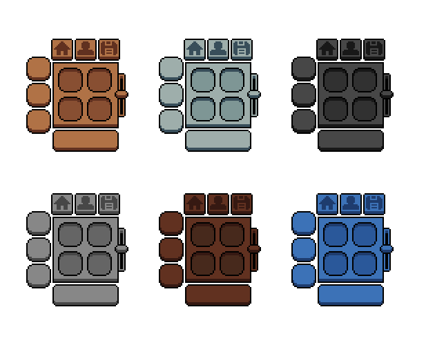 Devlog - Modular User Interface Sprites by Bragorn