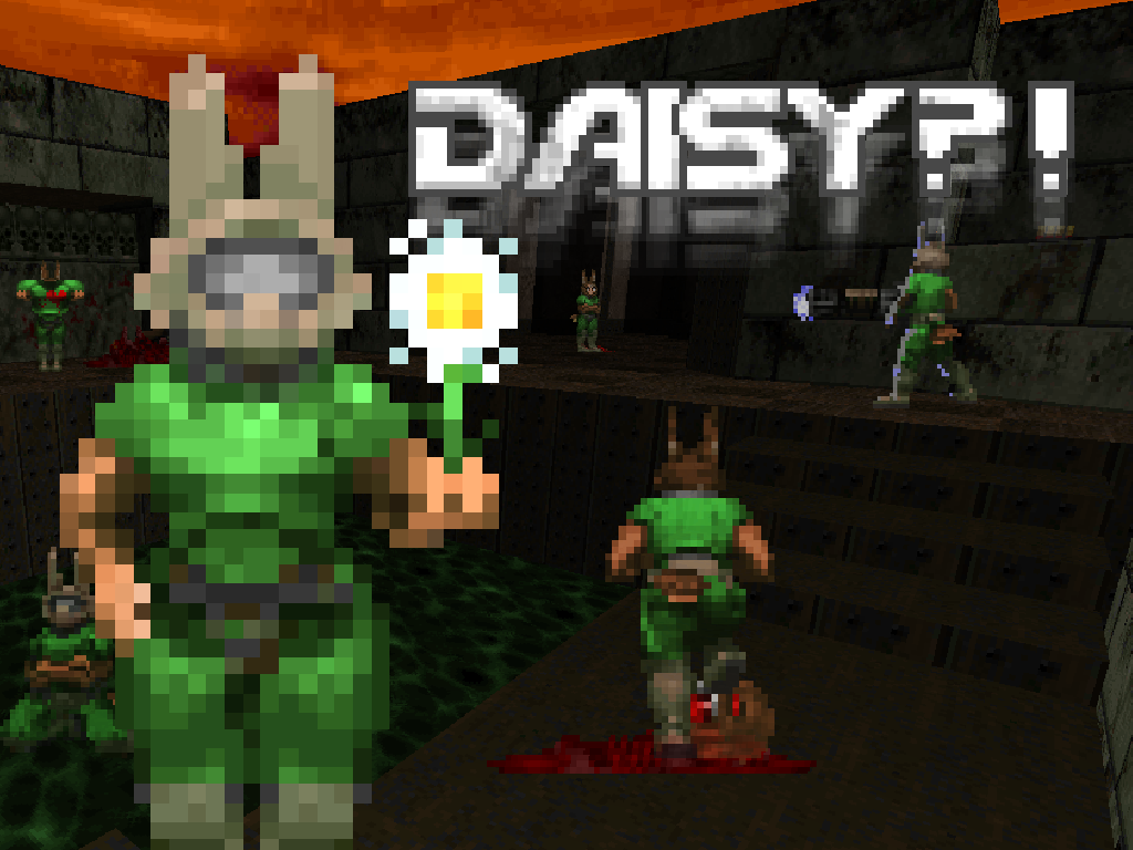 zandronum file daisy - Kemonomimi Daisy Companion (DOOM MOD) by luvquita