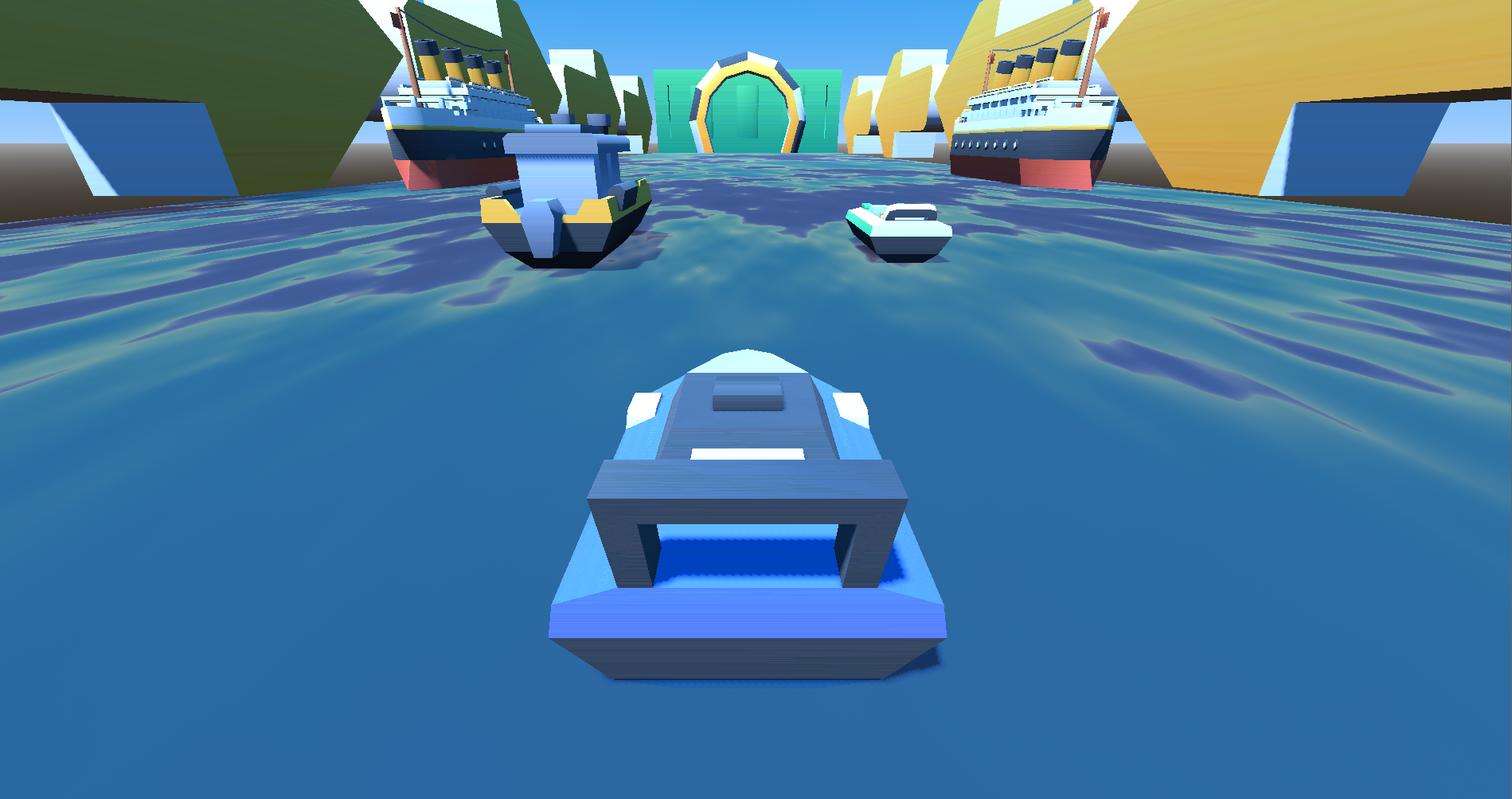 Boat Rush by Ahmed