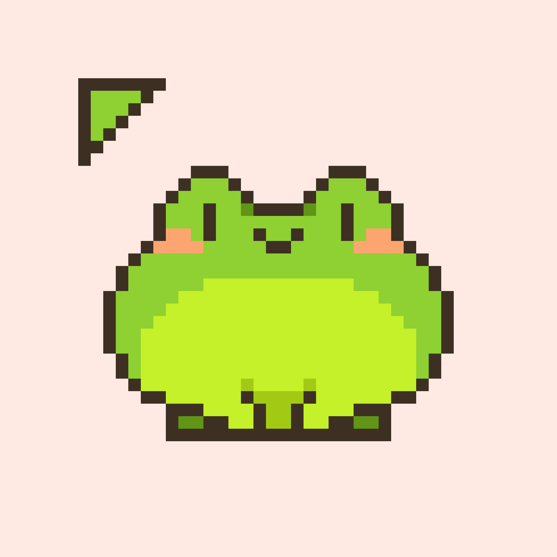 Custom Frog Cursor 32px by Melloinc