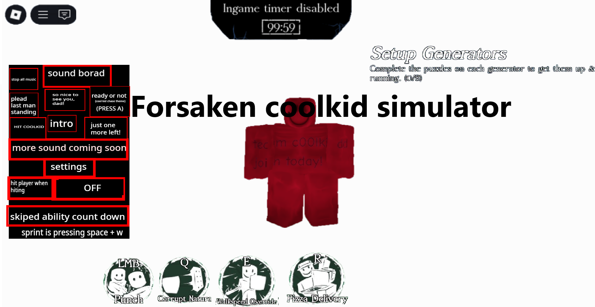 Forsaken coolkid simulator by LeeIan0303222