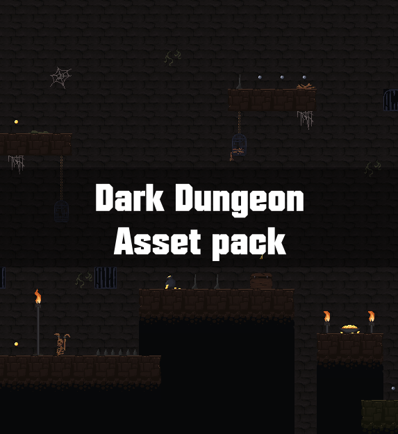 Dark Dungeon asset pack (32x32) [FREE] by NonokaATM