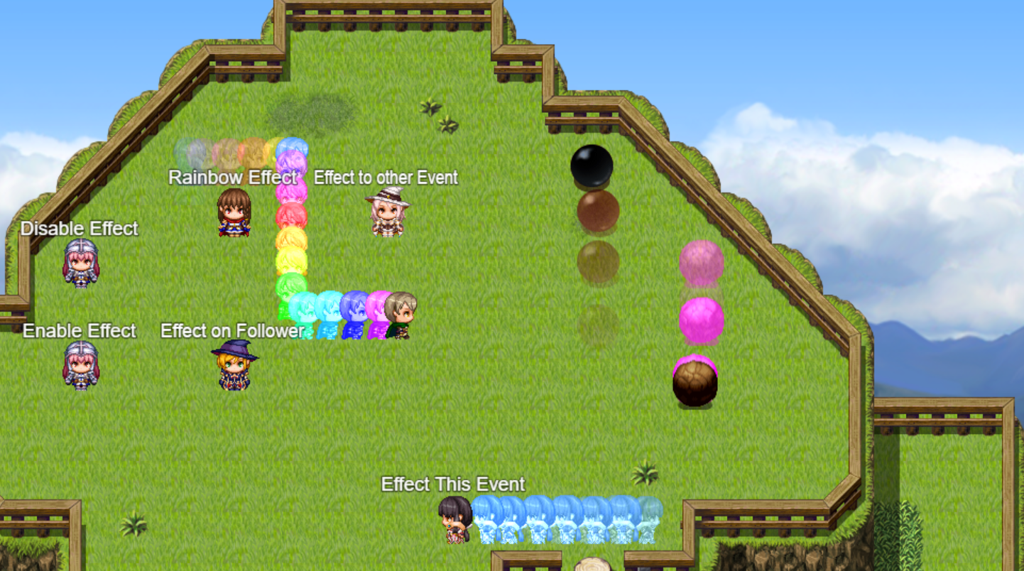 RPG Maker MZ Residual Sprites / Dash Effect / Motion Trails ...