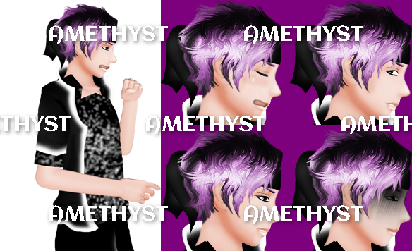 VISUAL NOVEL CHARACTER - AMETHYST by ACG Visual Novels