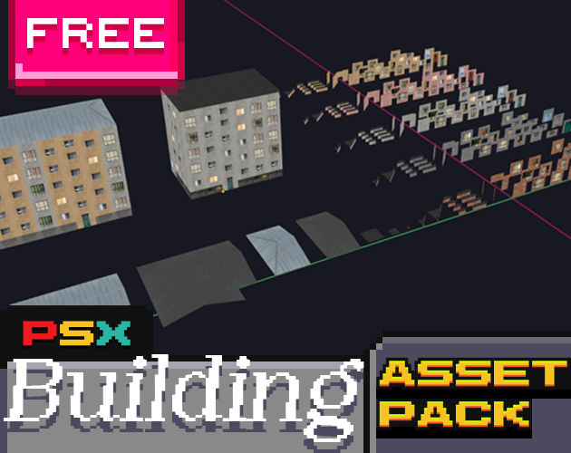 FREE Modular PSX Building Asset Pack by ALEX
