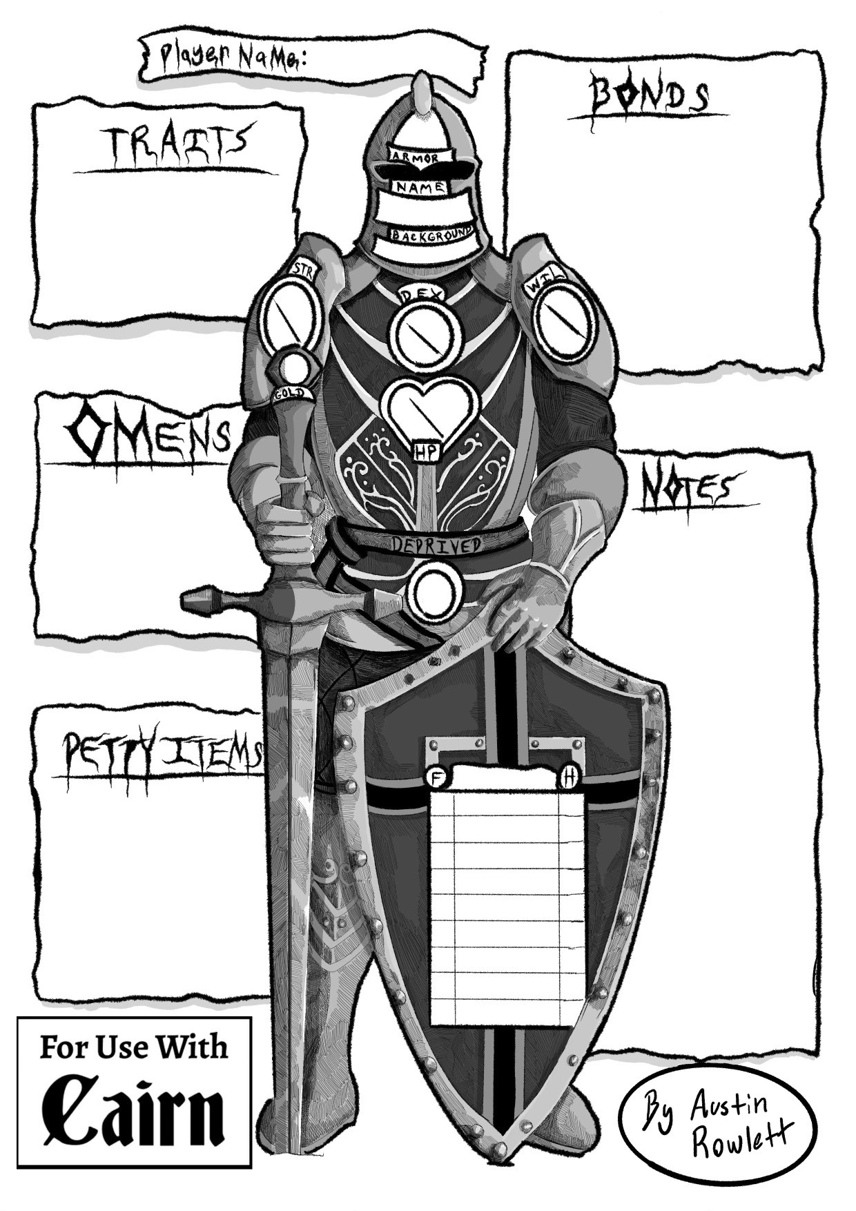 Cairn Character Sheets Volume 1 by Dr. SleepySloth