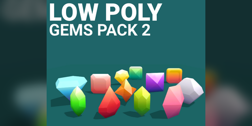 Low Poly gems pack 2 by godgoldfear