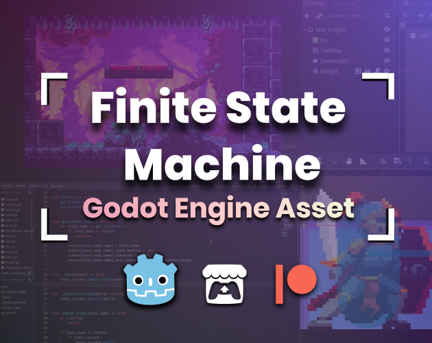 Finite State Machine - Godot Asset by César León