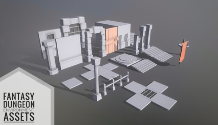Fantasy Dungeon Environment Assets by Karthik Naidu