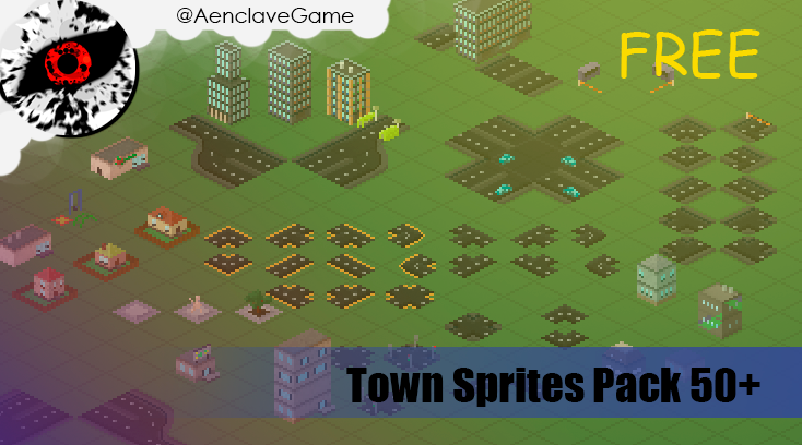 Town Sprites Pack | FREE by RedEyeGames