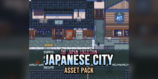 The Japan Collection: Japanese City Game Assets by GuttyKreum