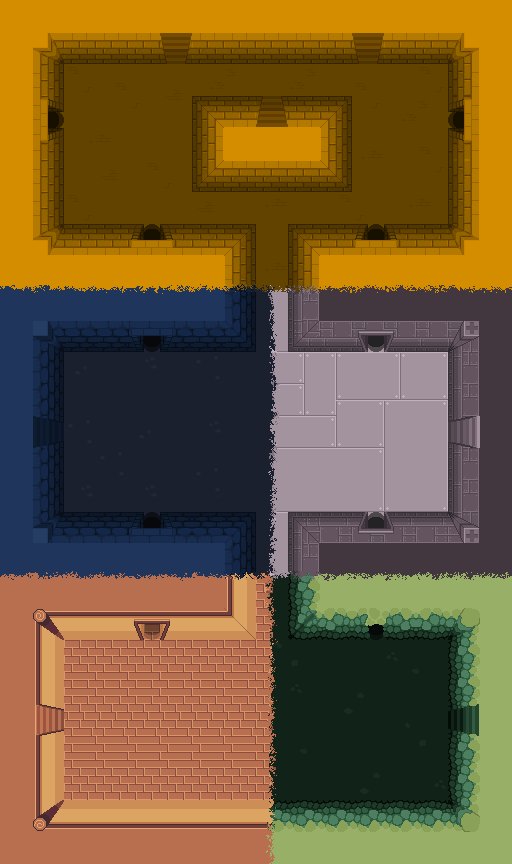 36 Topdown Tilesets + MORE! by KingKelpo