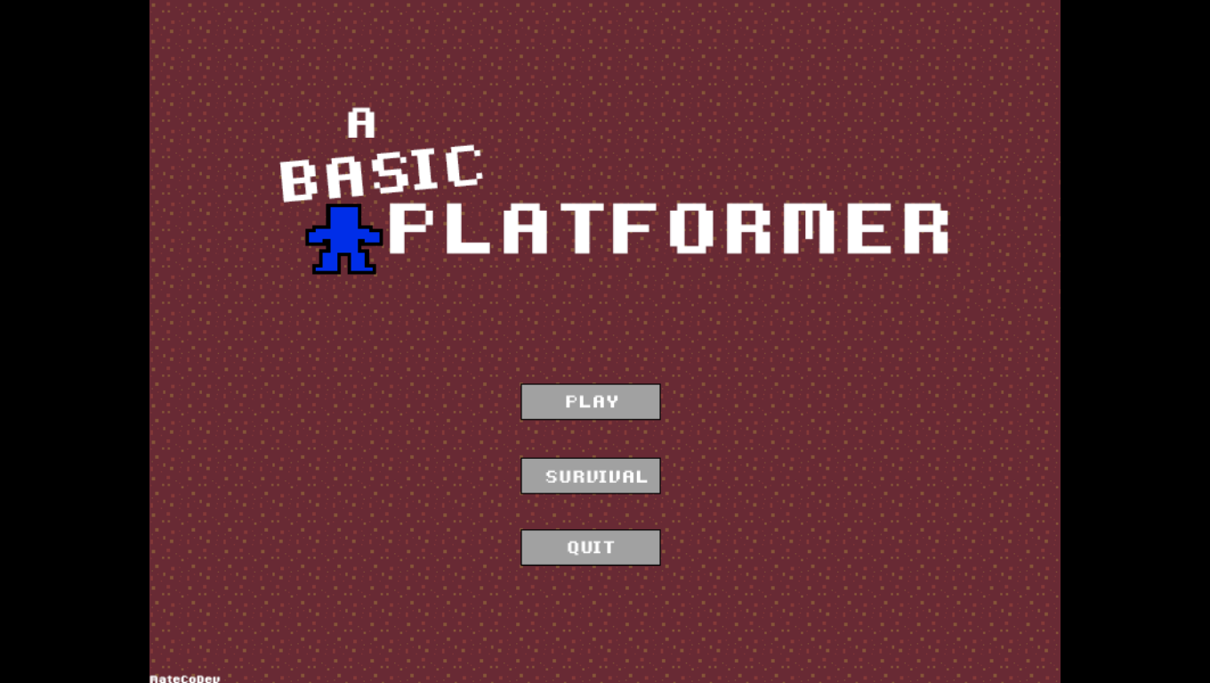 A BASIC PLATFORMER by UtopicLabs